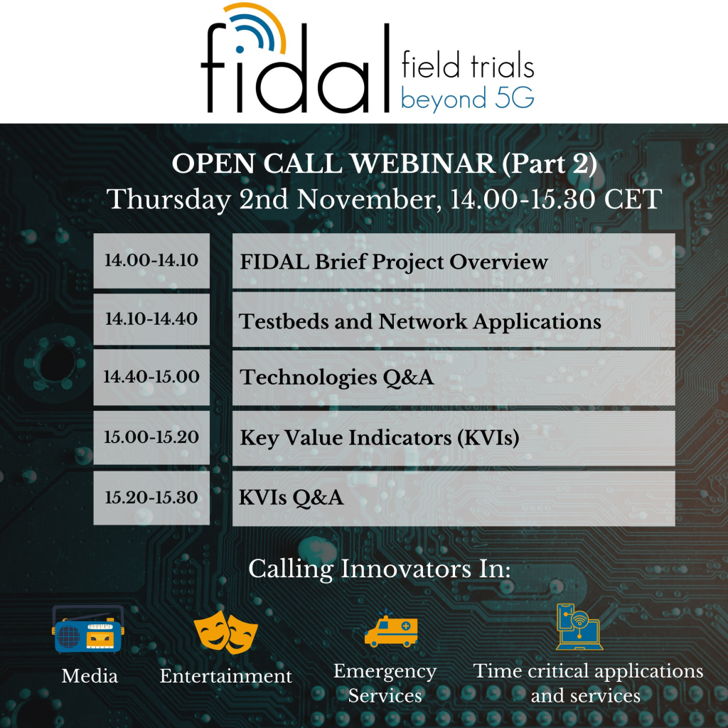 FIDAL Open Call Webinar - SNS JU