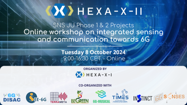 HEXA-X-II Online workshop on integrated sensing and communication towards 6G co-organized with ...