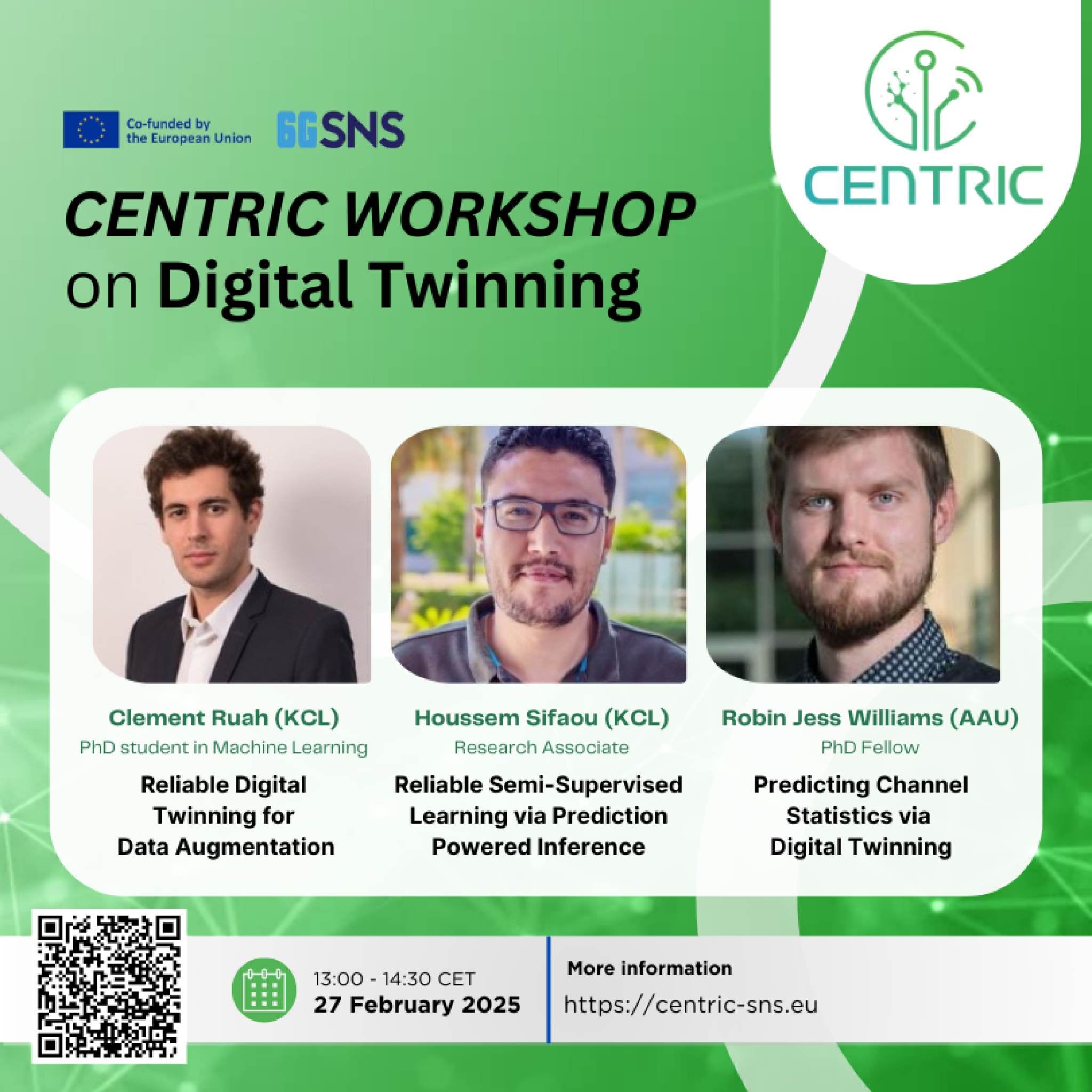 CENTRIC Workshop on Digital Twinning – 27 February 2025 - 13:00-14:30 ...