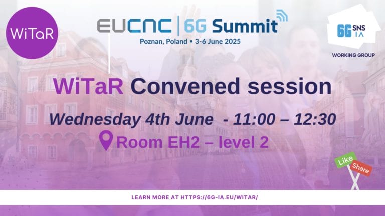 Join the WiTaR Convened Session at EuCNC 2025 – Advancing Diversity in 6G R&I - SNS JU